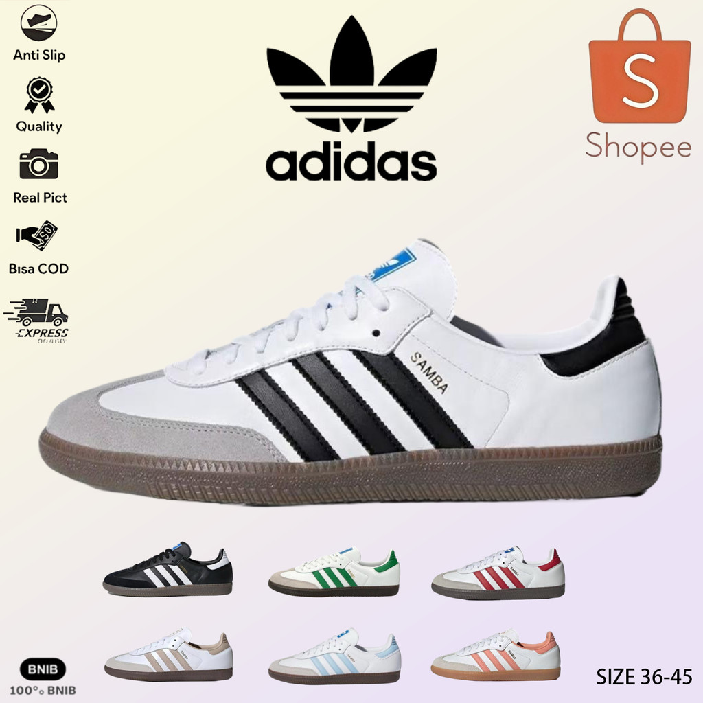Jual Sepatu Sneakers Original SAMBA OG - Sepatu Kets Kulit Lembut ...