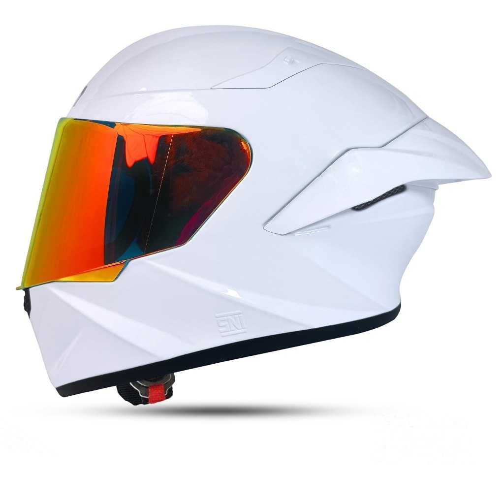 Jual Helm Full Face MLA CRYPTON Solid Cocok Untuk Riding Safety Hitam ...