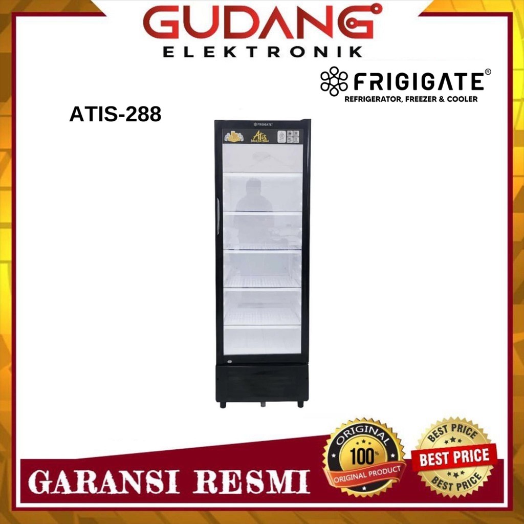 Jual SHOWCASE FRIGIGATE ATIS 288 SHOWCASE 250 L 5 RAK FRIGIGATE SCA 288 ...