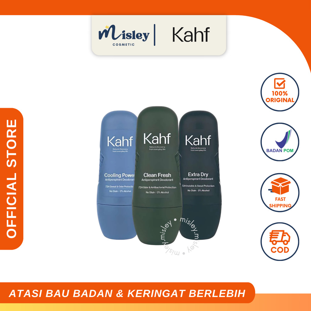 Jual MISLEY - KAHF Antiperspirant Deodorant Roll On 45 ml - Deodorant ...