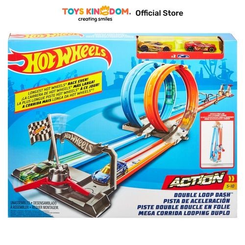 Jual Toys Kingdom Hot Wheels Set Hyper Mile Dual Dash Gfh85 Mainan ...