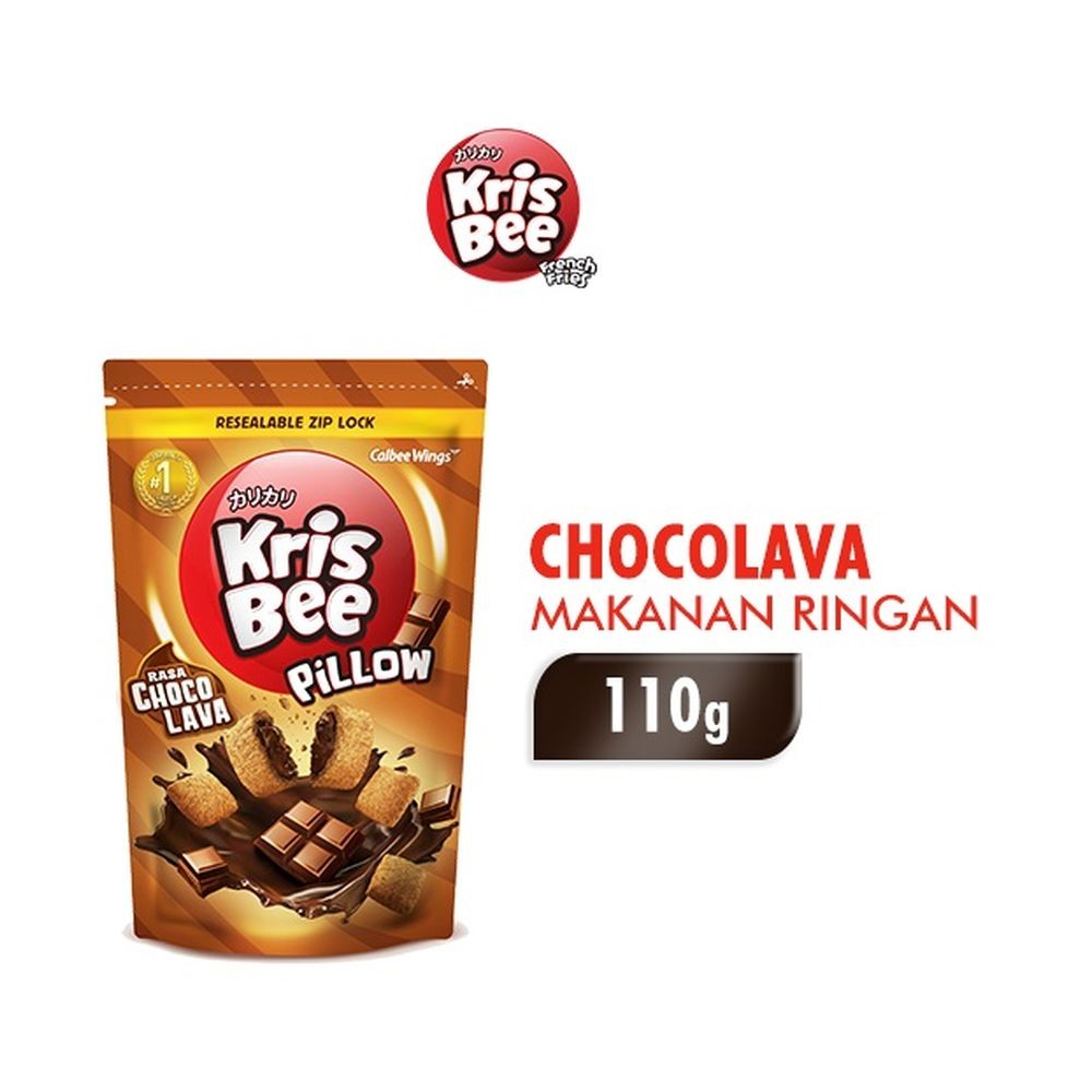 Jual KRISBEE SNACK PILLOW CHOCO LAVA 100g | Shopee Indonesia