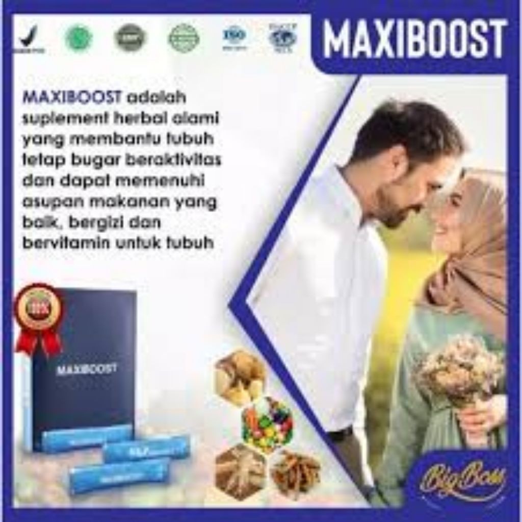 Jual MAXIBOOST MAXIMAX SUPLEMEN MULTIVITAMIN HERBAL 1 BOCX ISI 10 ...