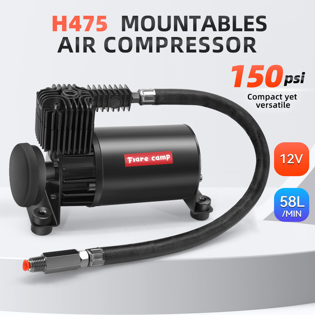 Jual Air Ride Suspension Compressor 12V 150PSI/2.03CFM Thermal ...