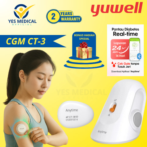 Jual Yuwell Anytime Continuos Glucose Monitoring System CT3 Sensor CT3 ...