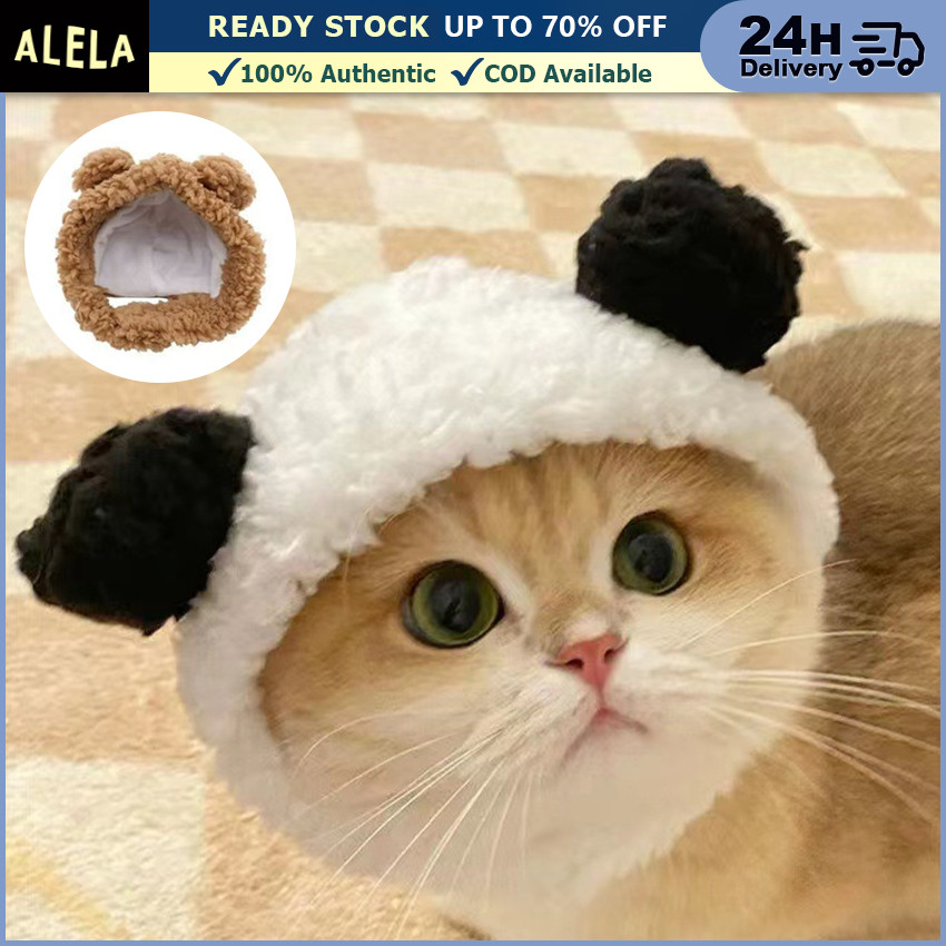 Jual Topi Kucing Anjing Model Telinga Beruang Panda Lucu Aksesoris ...