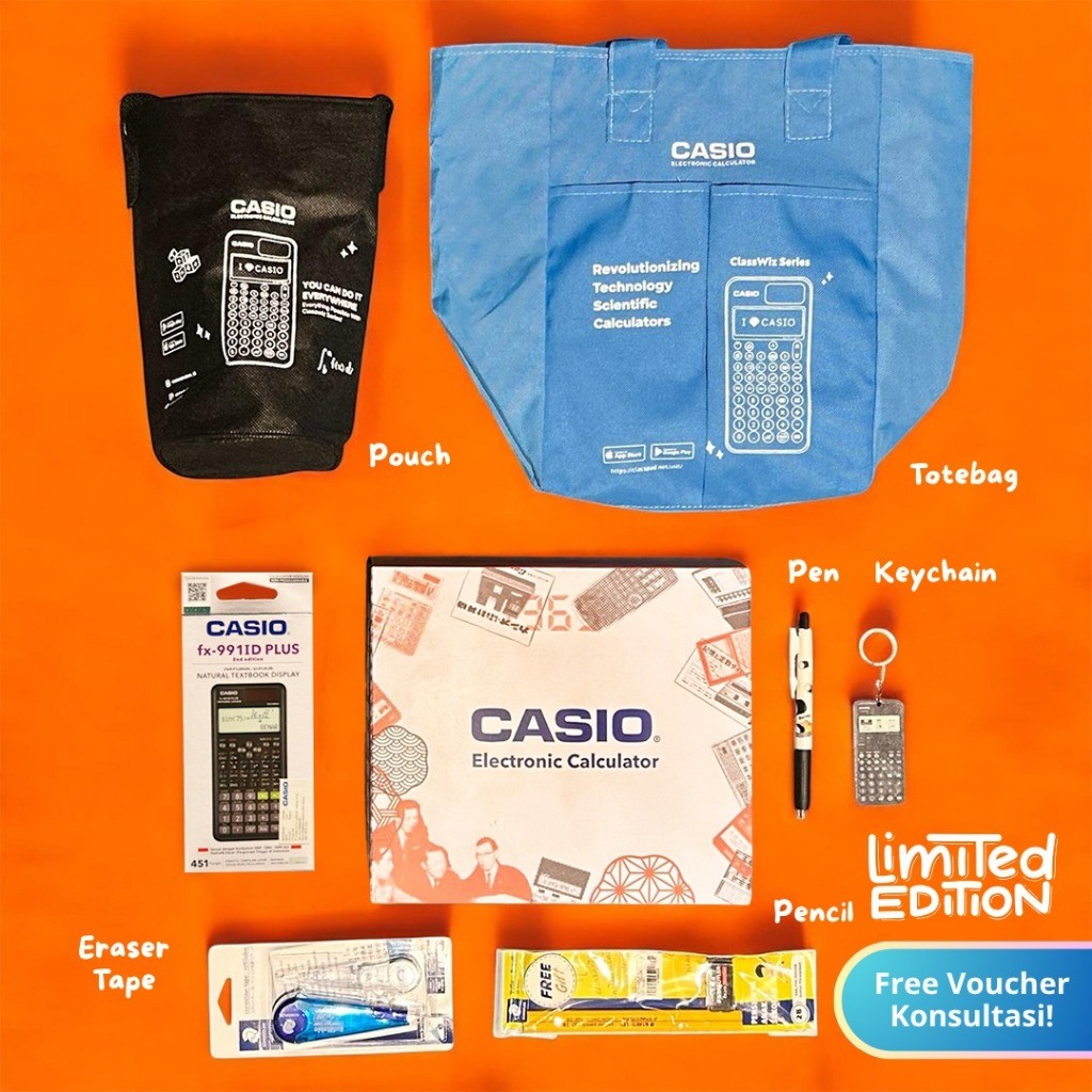 Jual Casio Scientific Calculator Limited Edition 60 Tahun – Bundle ...