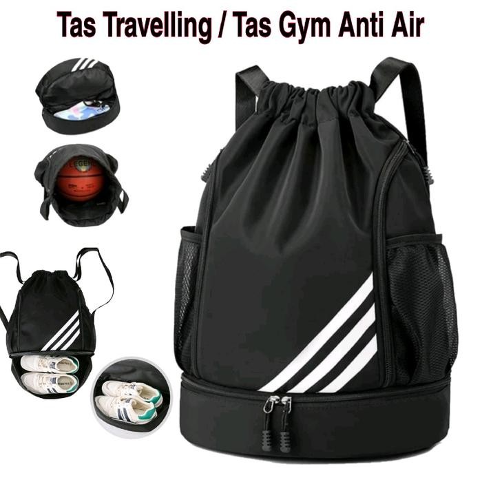 Jual Tas Ransel Serut Anti Air Viral Tas Futsal Waterproof Tas Travelling Winner 093 Tas Ransel ...