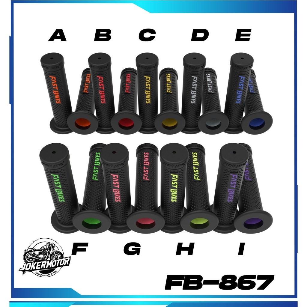 Jual HANDGRIP SARUNG STANG MOTOR HAND GRIP POLOS FAST BIKES FB-867 ...
