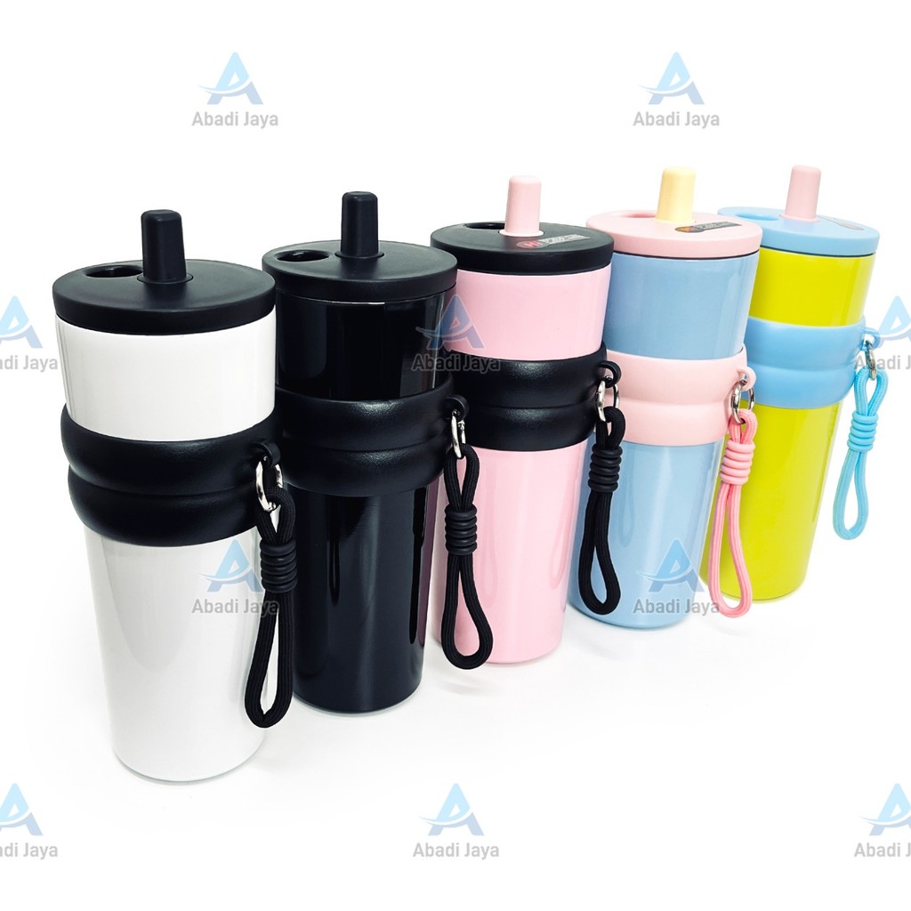 Jual Tumbler Mug Stainless Steel Gradasi 710Ml/Gelas Minum Sedotan/Mug ...