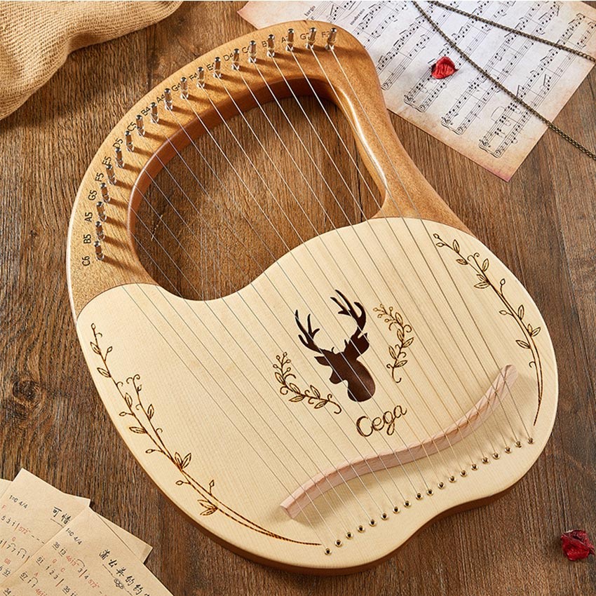 Jual Machinegard Harpa Lyre 19 Senar Ukuran Kecil Portable Untuk Pemula ...