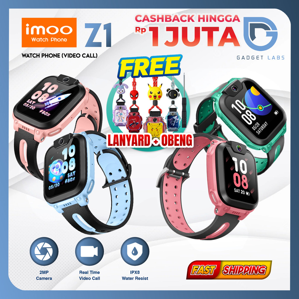 Jual IMOO Watch Z1 Smartwatch 2MP HD Camera - Jam Tangan Pintar Anak ...