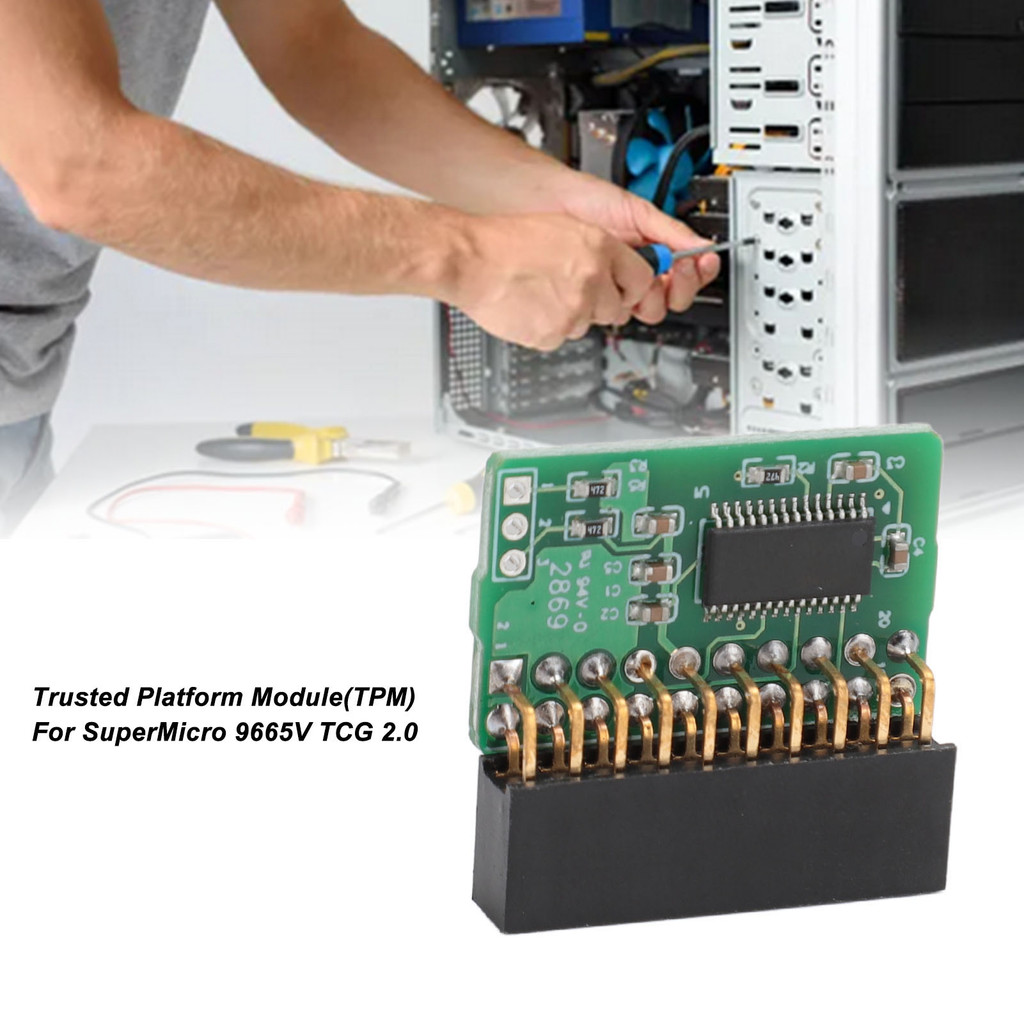 Jual 20Pin TPM 2.0 Module Vertical Trusted Module for SuperMicro AOM ...