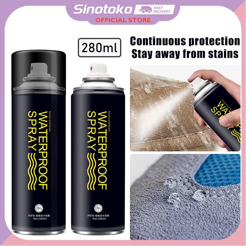 Jual Spray Anti Air Sepatu 280ML – Semprotan water repellent nano ...
