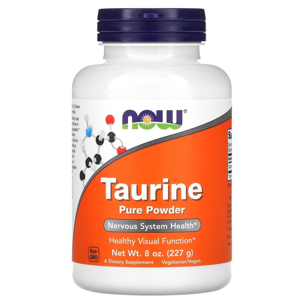 Jual Now Foods, Taurine Pure Powder, 8 oz (227 g) | Shopee Indonesia