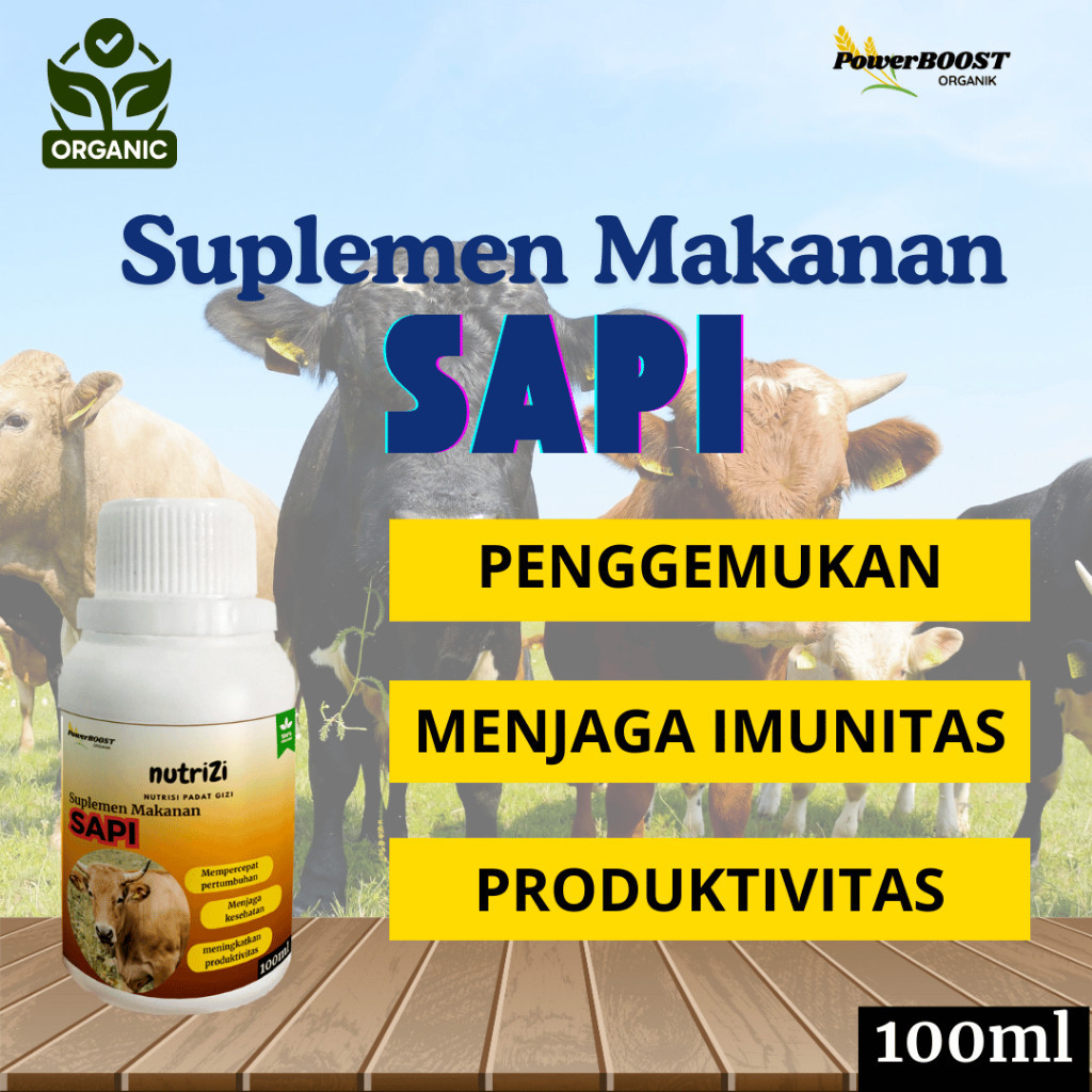Jual nutriZi 100ml SUPLEMEN MAKANAN dan VITAMIN KHUSUS SAPI ...