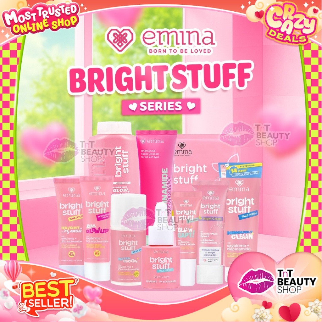 Jual Emina Bright Stuff SERIES - Bright Stuff Acne Series | TnT Beauty ...