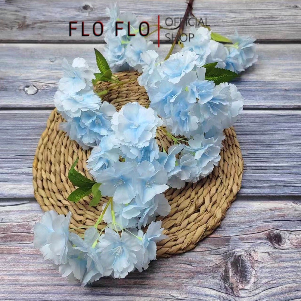 Jual FLO FLO - SAKU02 100cm BLOSSOM 4 Cabang Dengan Daun Bunga Sakura ...
