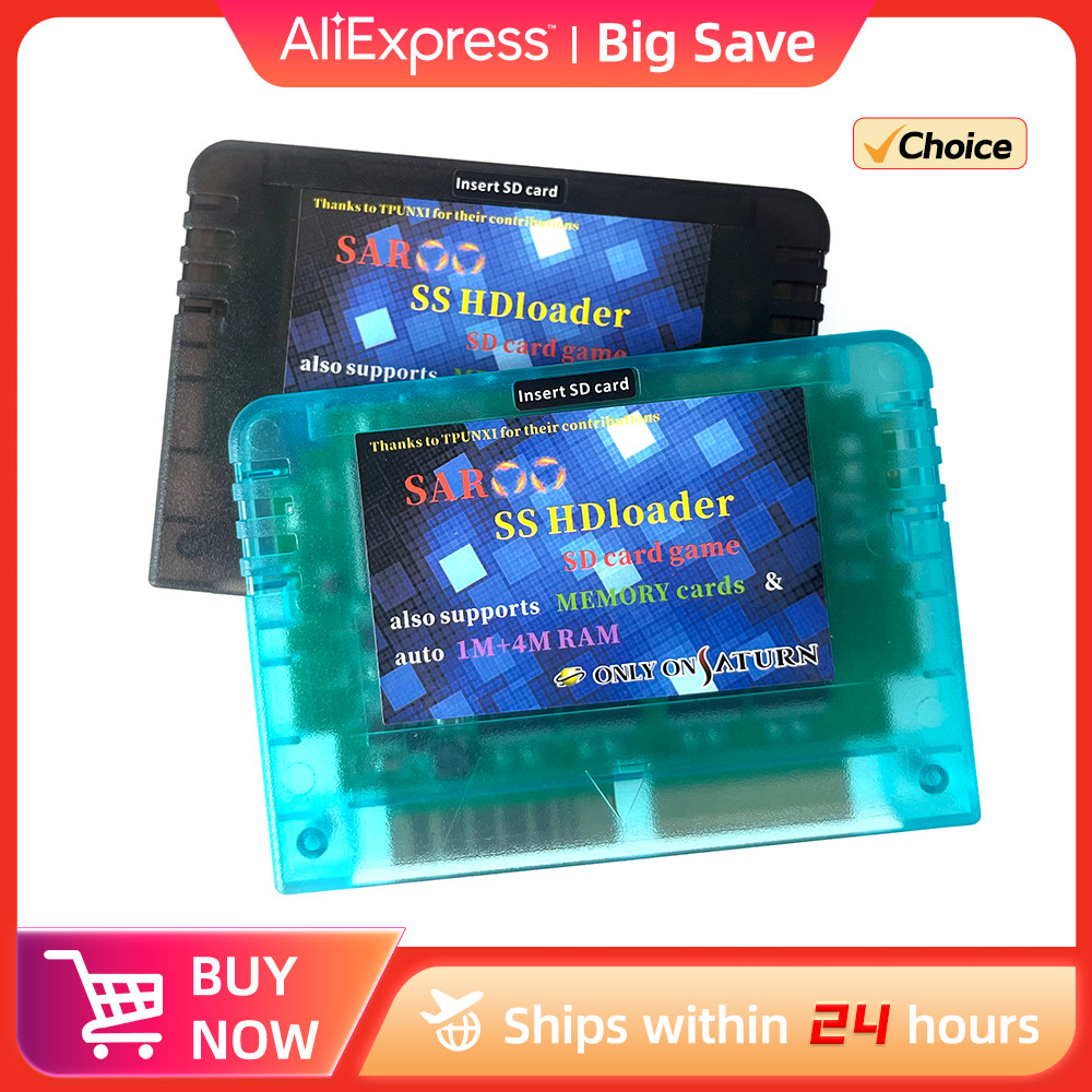 Jual SAROO Lateset Version Fast Loading For Sega Saturn Games 0.7 ...