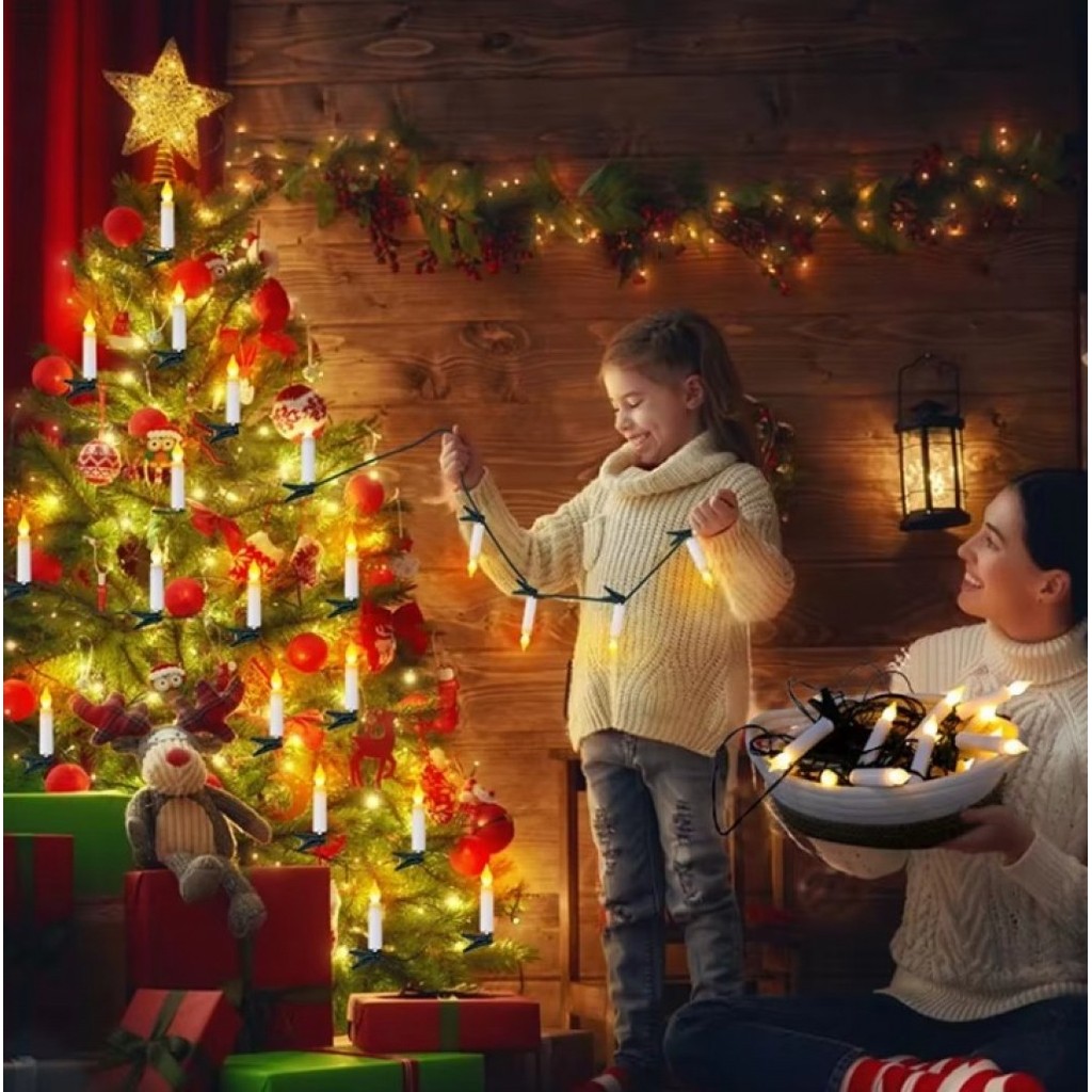 Jual LED Candle Christmas Tree Lights Lampu LED Natal Christmas by ...