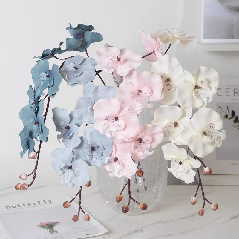 Jual Bunga Kupu-Kupu Tiruan 6 Kepala Dekorasi Rumah Bunga Palsu untuk ...