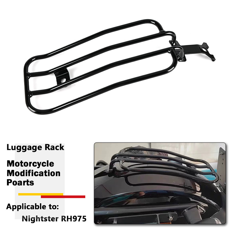 Jual Motorcycle Rider Solo Seat Luggage Rack With Driver Backrest Sissy ...