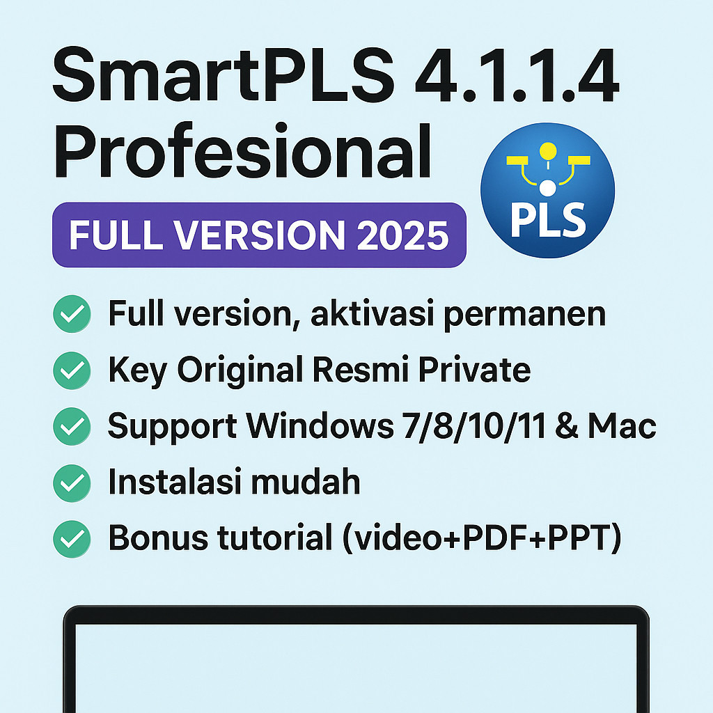 Jual SmartPLS 4.1.1.4 Profesional – Versi Terbaru 2025 Resmi Original ...