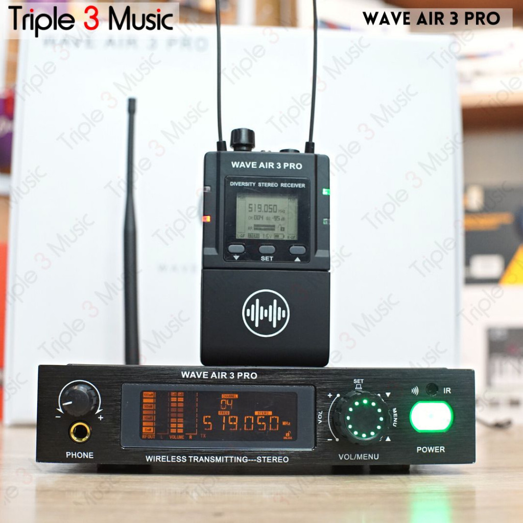 Jual Wave Audio Monitor Wave Air 3 Pro Professional In ear monitor IEM ...