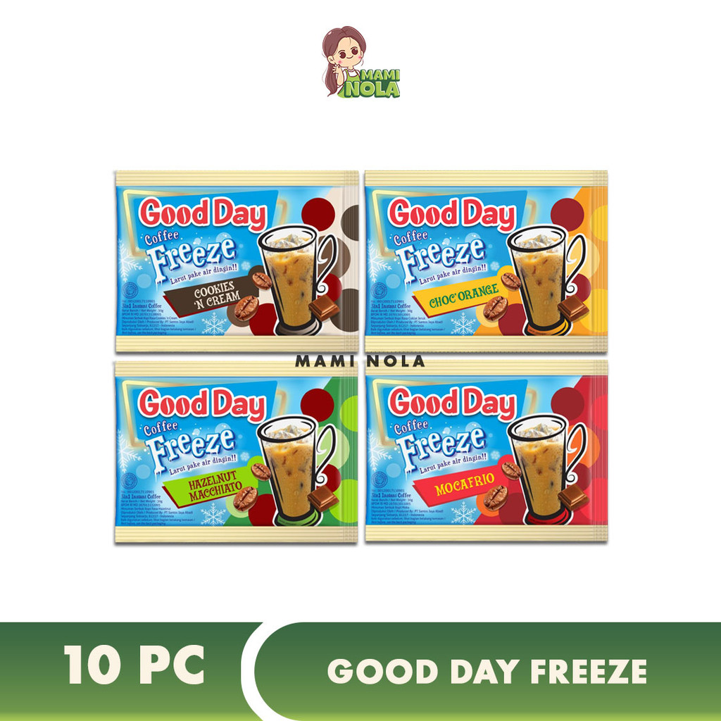Jual Kopi Good Day Freeze All Varian Bubuk Kopi Instant Susu Sachet 1 ...
