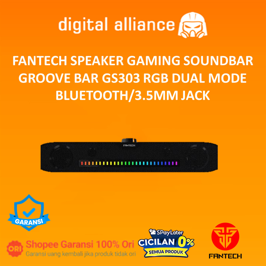 Jual FANTECH SPEAKER GAMING SOUNDBAR GROOVE BAR GS303 RGB DUAL MODE ...