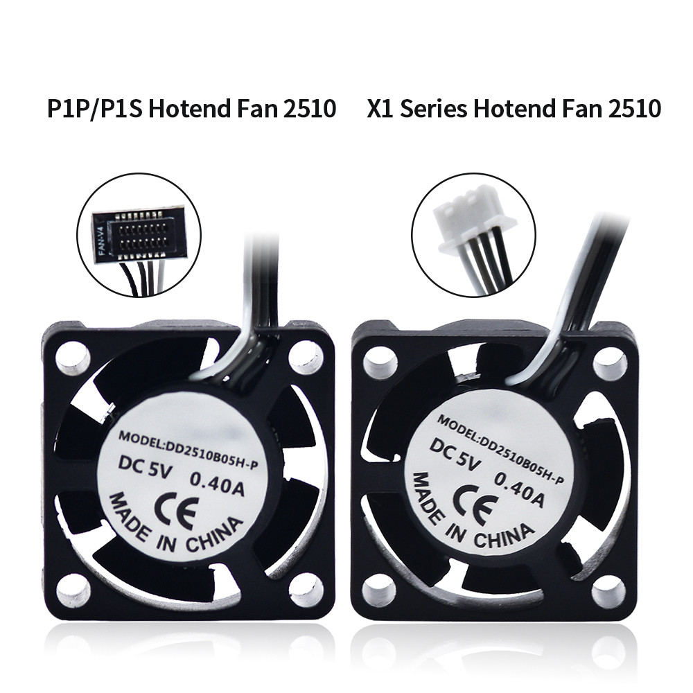 Jual 1/3PC 2510 Fan For Bambu Lab X1/P1 Hotend Cooling Fan With Cable ...