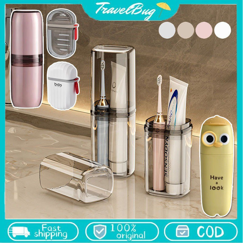 Jual 2 IN 1 Toothbrush Cup Cangkir Cuci Perjalanan Cangkir Sikat Gigi ...