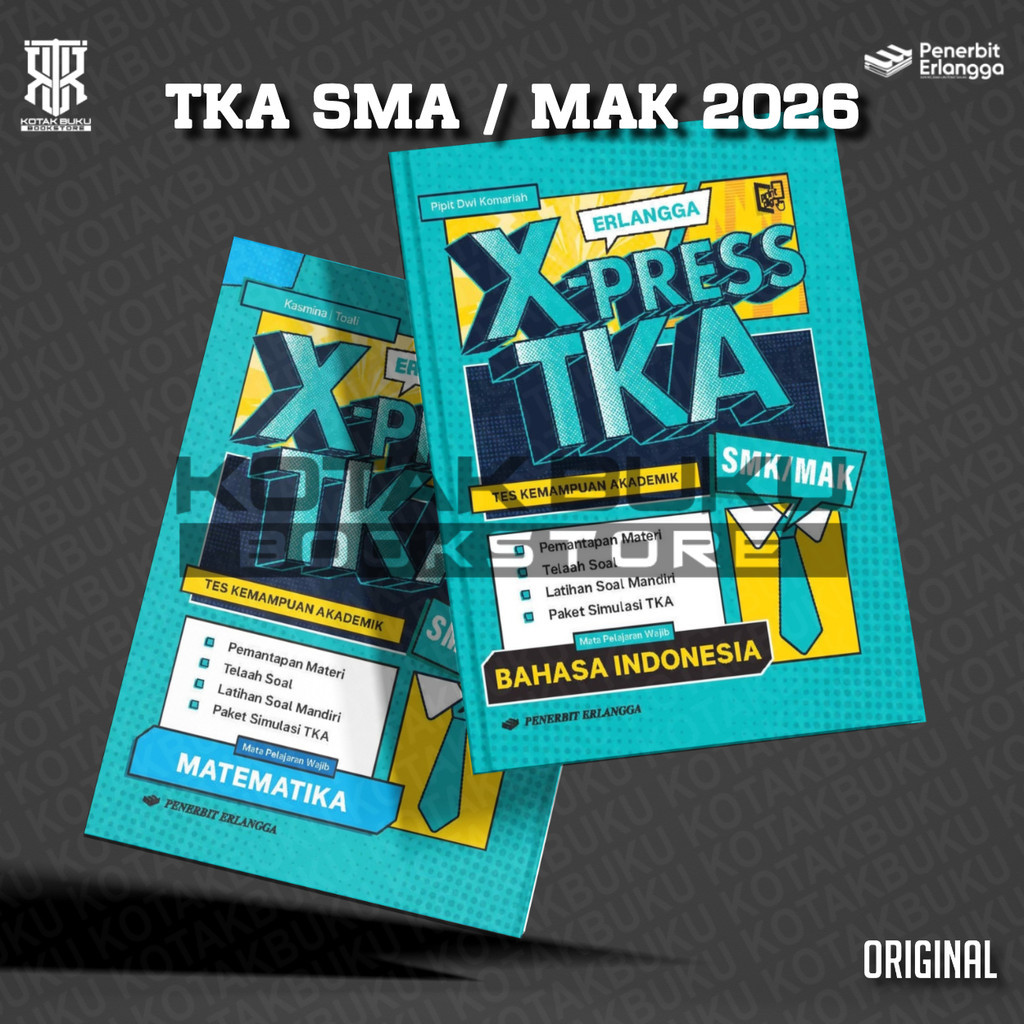 Jual ( ERLANGGA ) Xpress TKA SMK / MAK 2026 / TKA SMK 2026 / Kurikulum ...