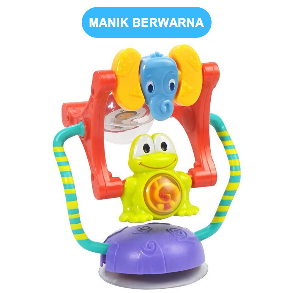 Jual Suction Cup Ferris Wheel Spinning Toy High Chair Spinning Toy Baby ...