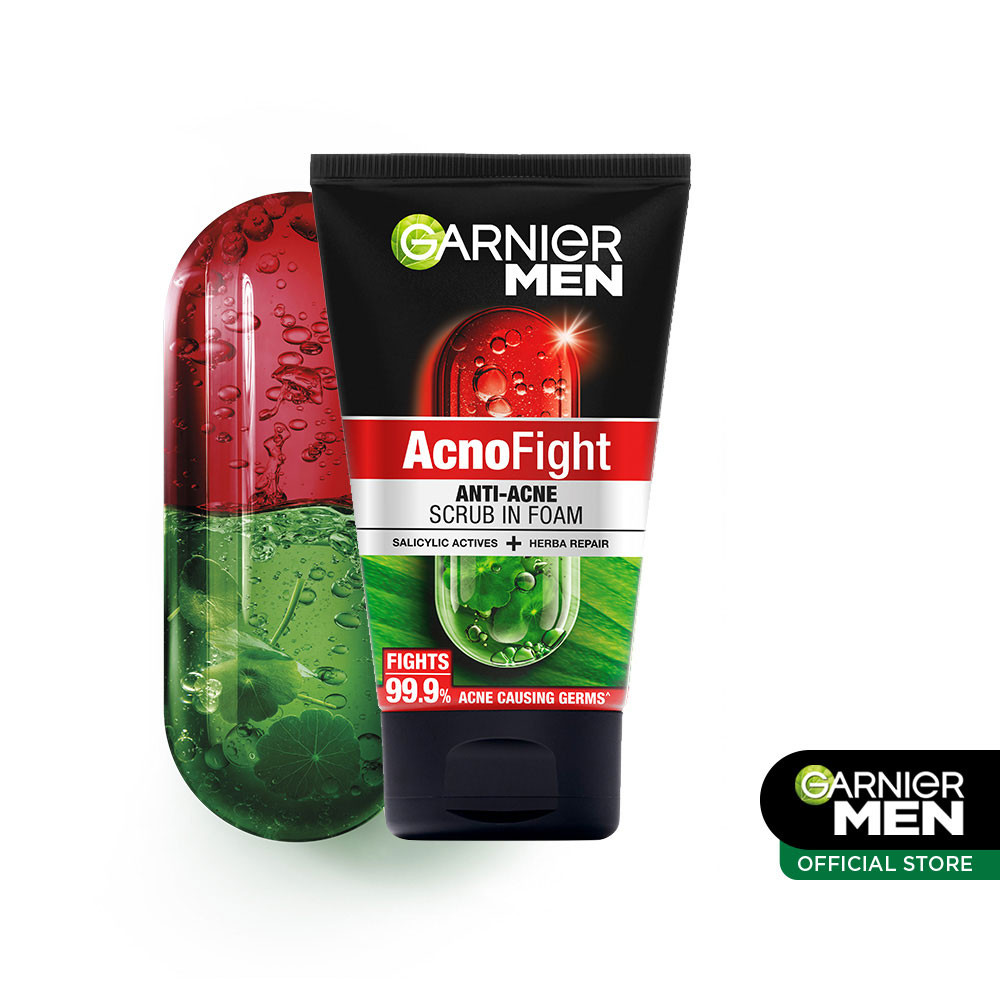 Jual GARNIER MEN ACNO FIGHT FOAM 12-IN-1 ANTI ACNE 100/150mL | Shopee ...