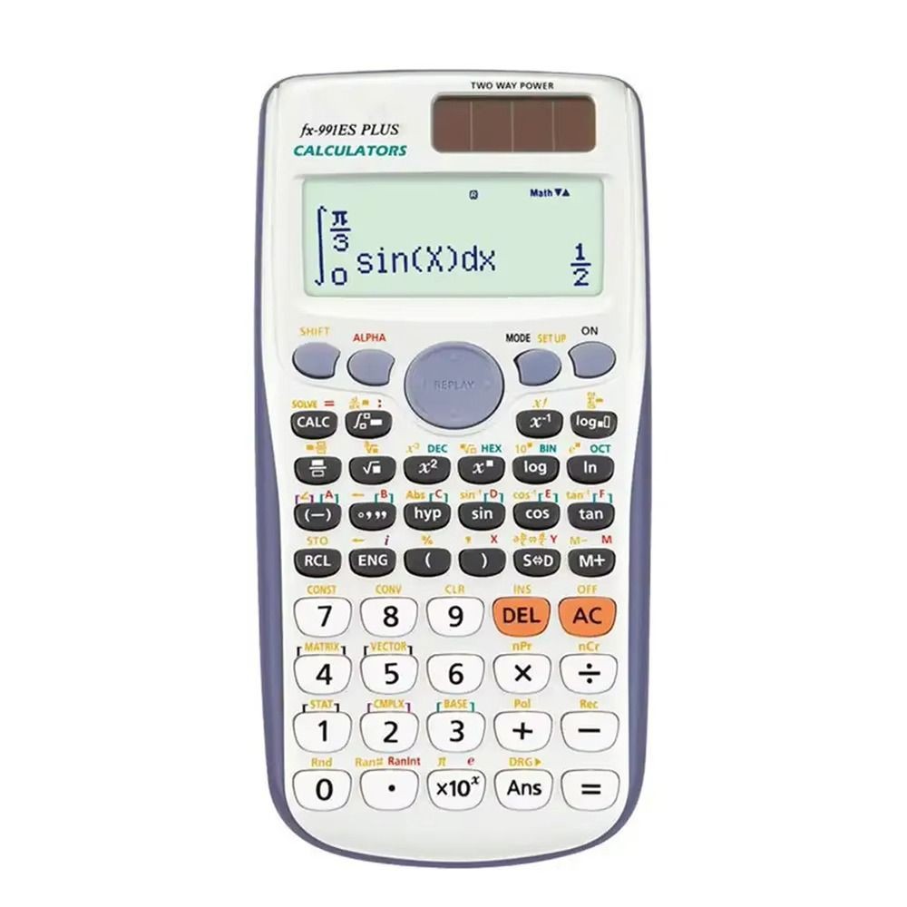 Jual 417 Functions Engineering Scientific Calculator ABS 2-Line Solar ...