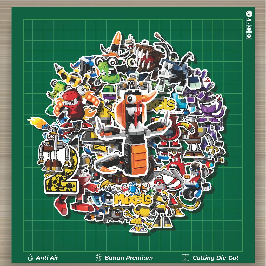 Jual HOT 50 PCS STIKER Stiker Mixels Lego Gaming Stiker Fashion Cars ...