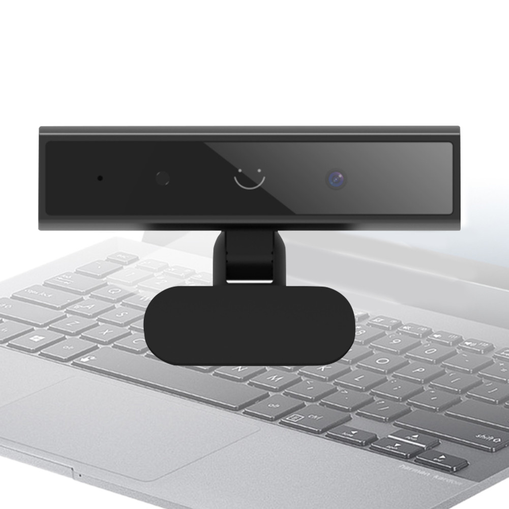 Jual Facial Recognition Webcam with Single Microphone for Windows Hello ...