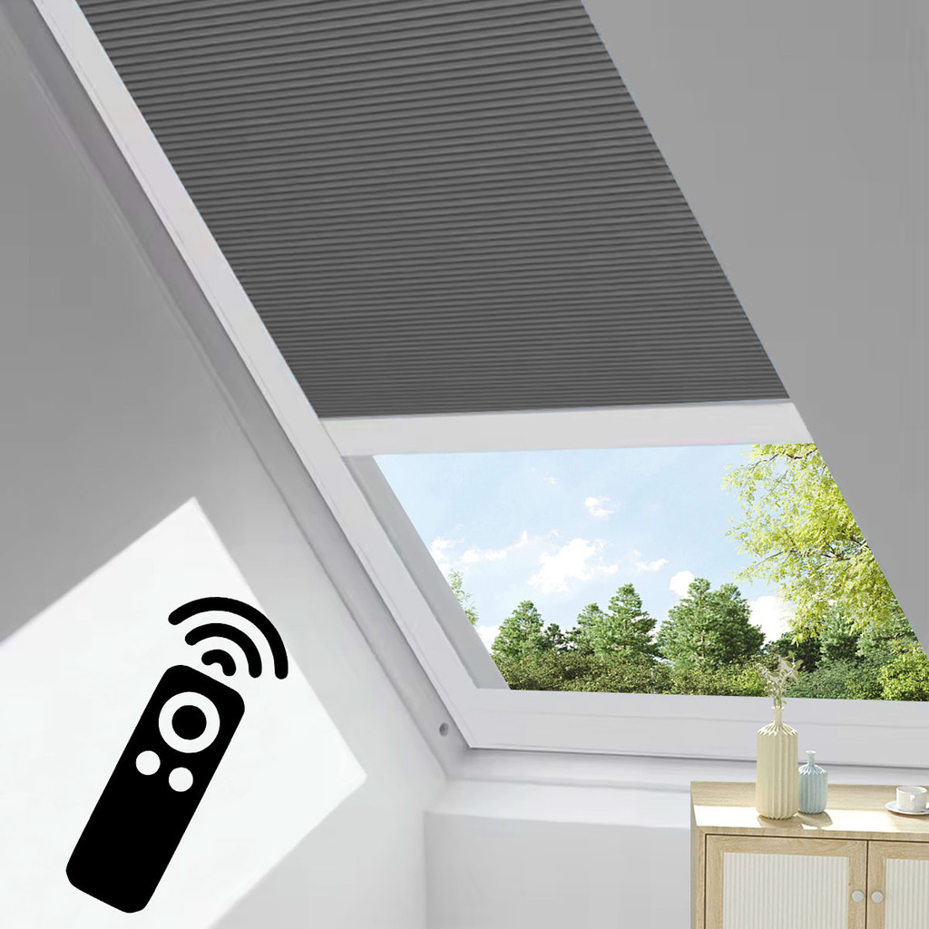Jual Skylight Blind Cellular Motorized Remote Control UV protection ...