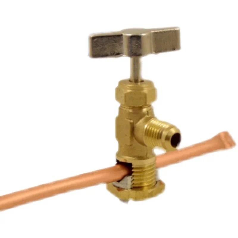 Jual Copper tube needle valve fluoride process valve vacuum rehydration ...