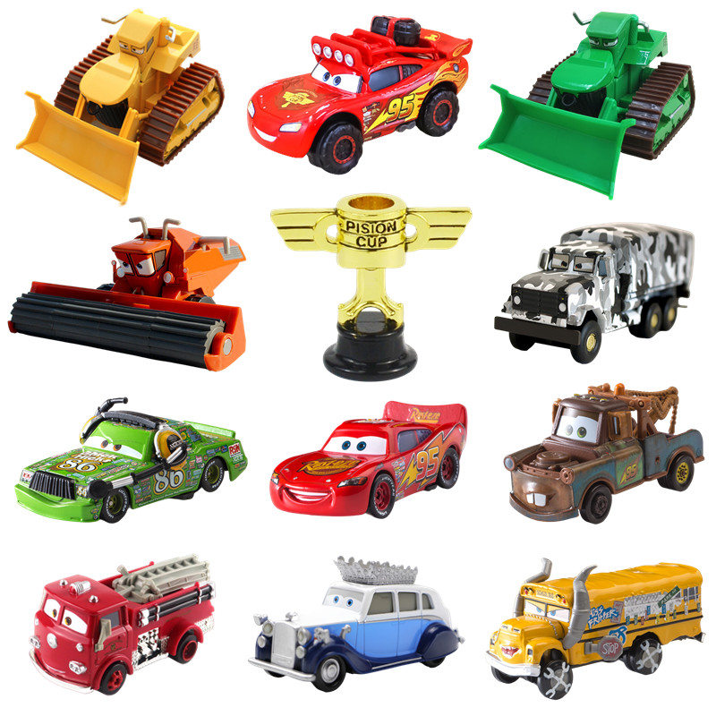 Jual Disney Pixar Cars 2/3 Lightning McQueen Piston Cup Frank Carking ...