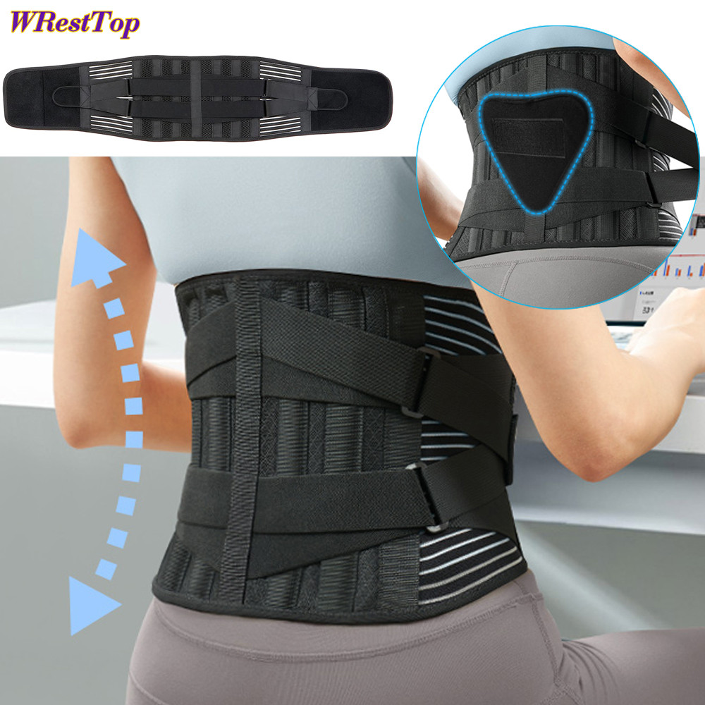 Jual Lumbar Pad Back Support Elastic Double Compression Belt for Lower ...