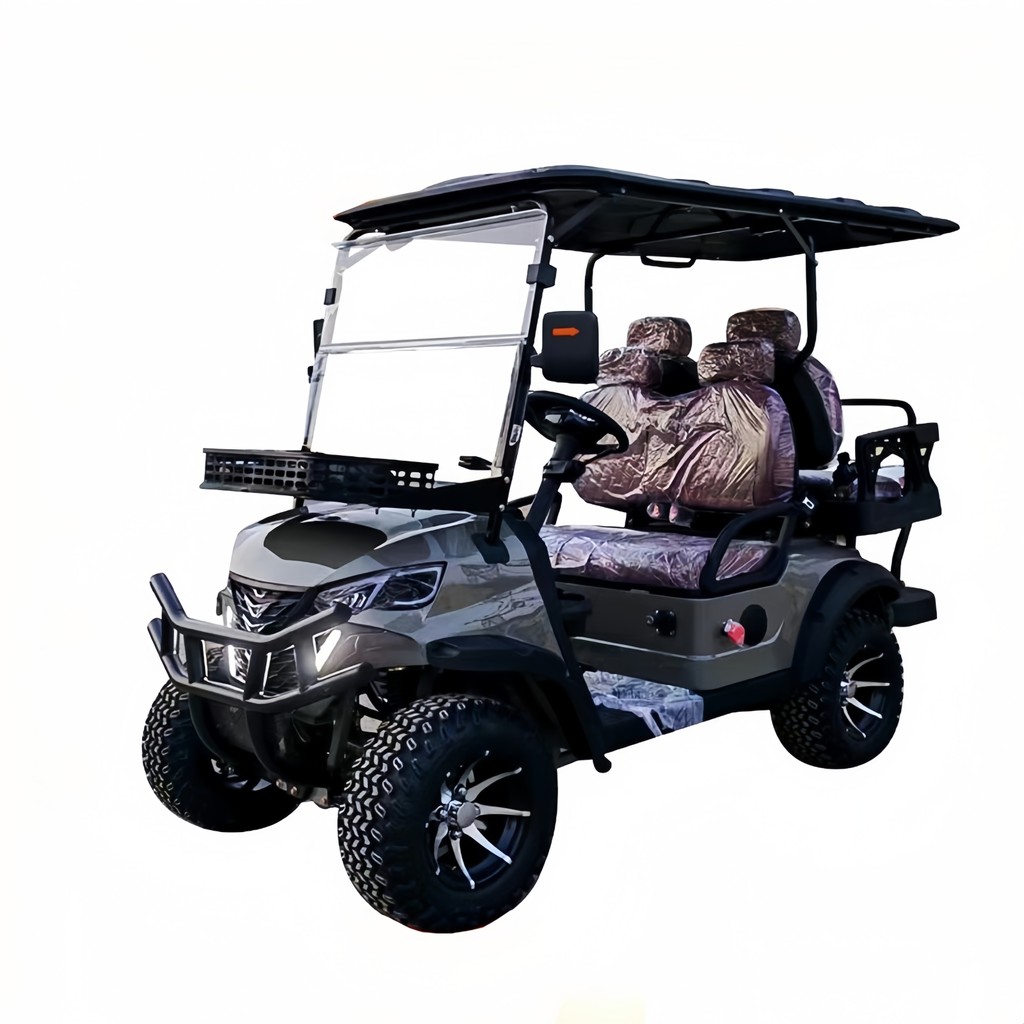 Jual New Design Electric Golf Cart 4-seater 5KW Acid Lithium Off road ...