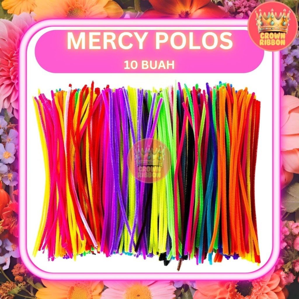 Jual (ECER 10 pcs) Kawat Bulu Mercy Polos Pipe Cleaner | Shopee Indonesia