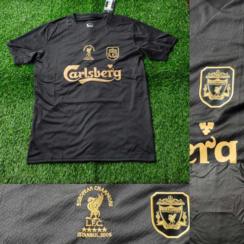 Jual (RETRO) JERSEY BOLA VINTAGE SPECIAL BLACK IPUL FINAL ISTANBUL ...