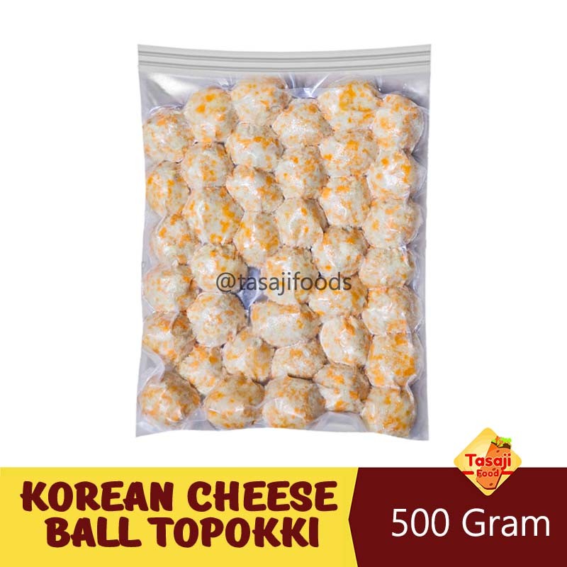 Jual Korean Cheese Ball Topokki Keju Isi 35 Pcs 500 Gram Tazaj | Shopee ...