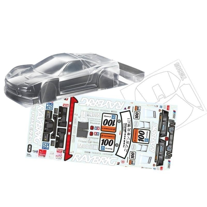 Jual 1/10 Rc Bodies 225mm Mini Honda NSX Bodywork Clear Lexan Body ...