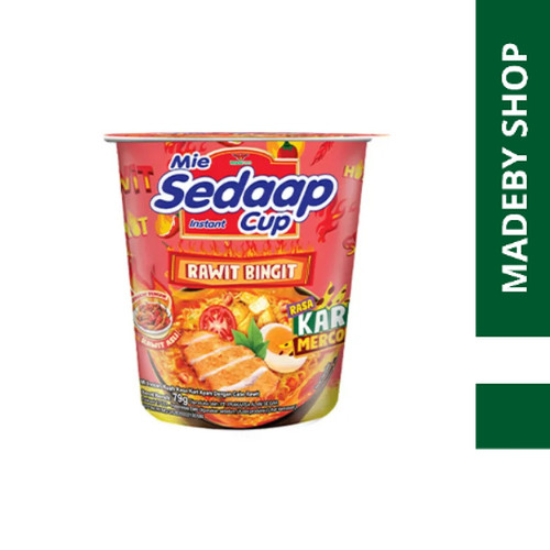 Jual MIE SEDAAP CUP RAWIT BINGIT RASA KARI MERCON 79 GR | Shopee Indonesia