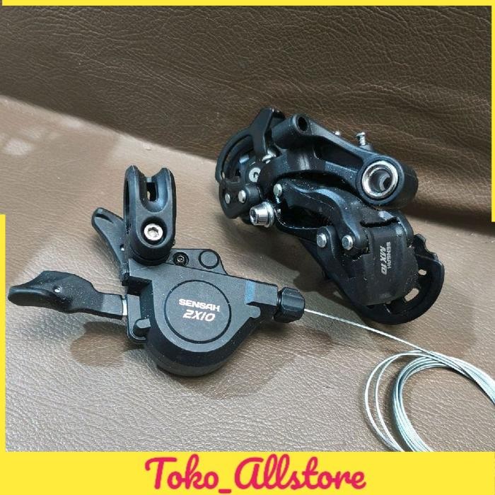 Jual Shifter dan RD 10 Speed SENSAH Kanan Set Sepeda Gunung Lipat MTB ...