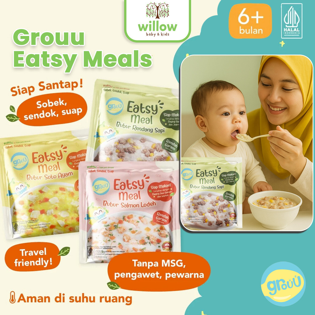 Jual Bahan MPASi Anak - Grouu Eatsy Meals | Shopee Indonesia